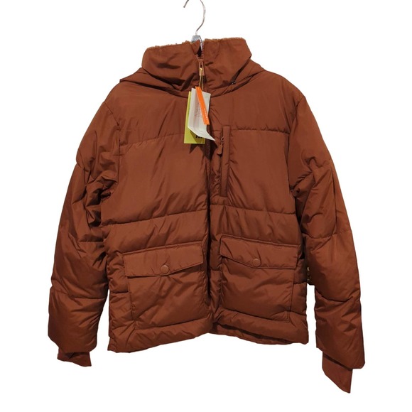 all in motion | Jackets & Coats | Nwt All In Motion Puffer Jacket Rust ...
